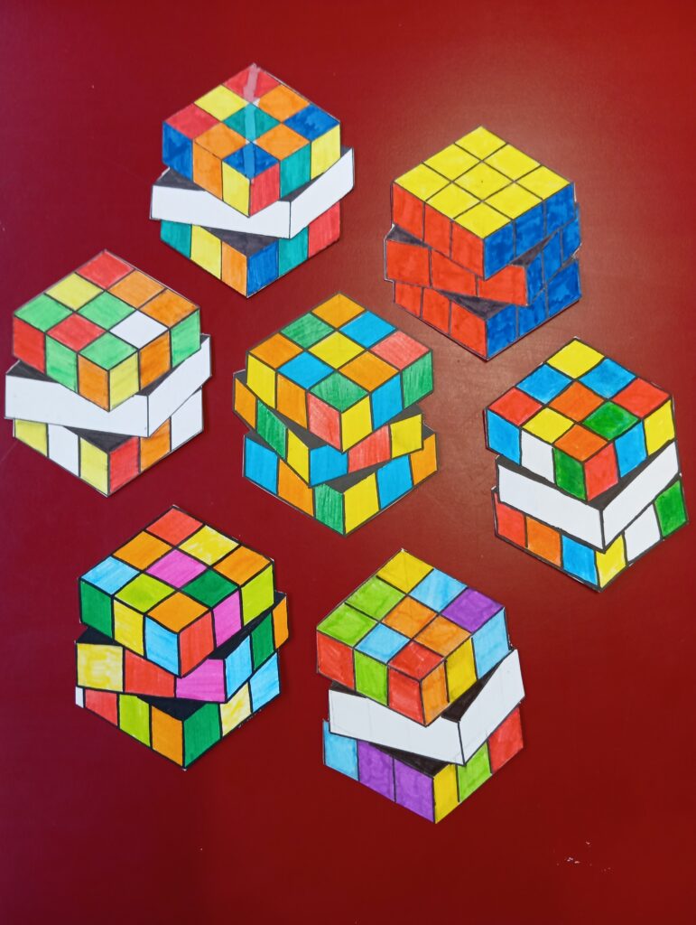 Dessins de Rubik’s cube faits par les élèves de 6ème – Collège ...