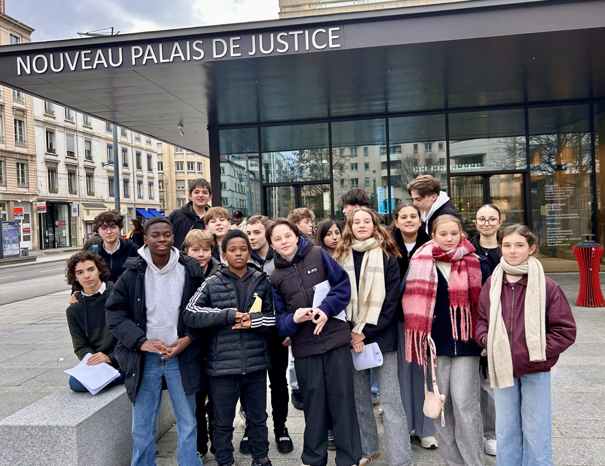 Découverte du Tribunal de justice – Collège Christiane Bernardin